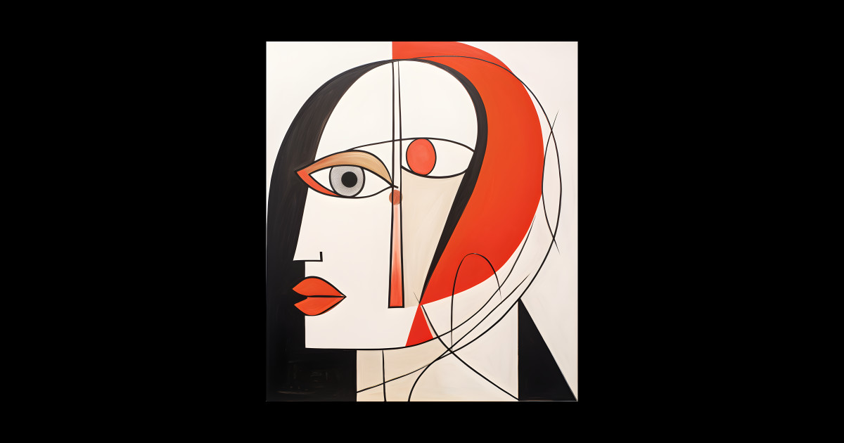 Picasso Artsy Style Woman - Picasso Style - Posters and Art Prints ...