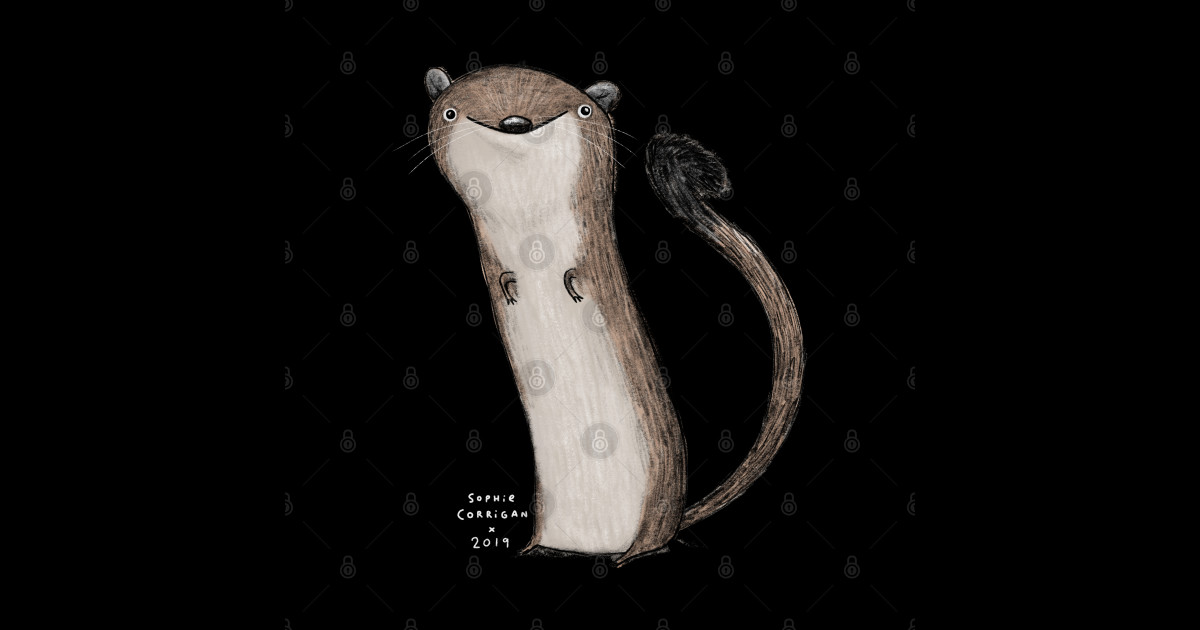 Weird Weasel - Weasel - Sticker | TeePublic