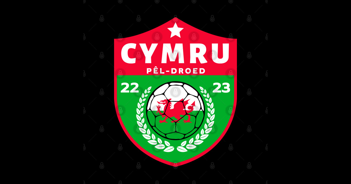 Cymru Football - Wales Football - Sticker | TeePublic
