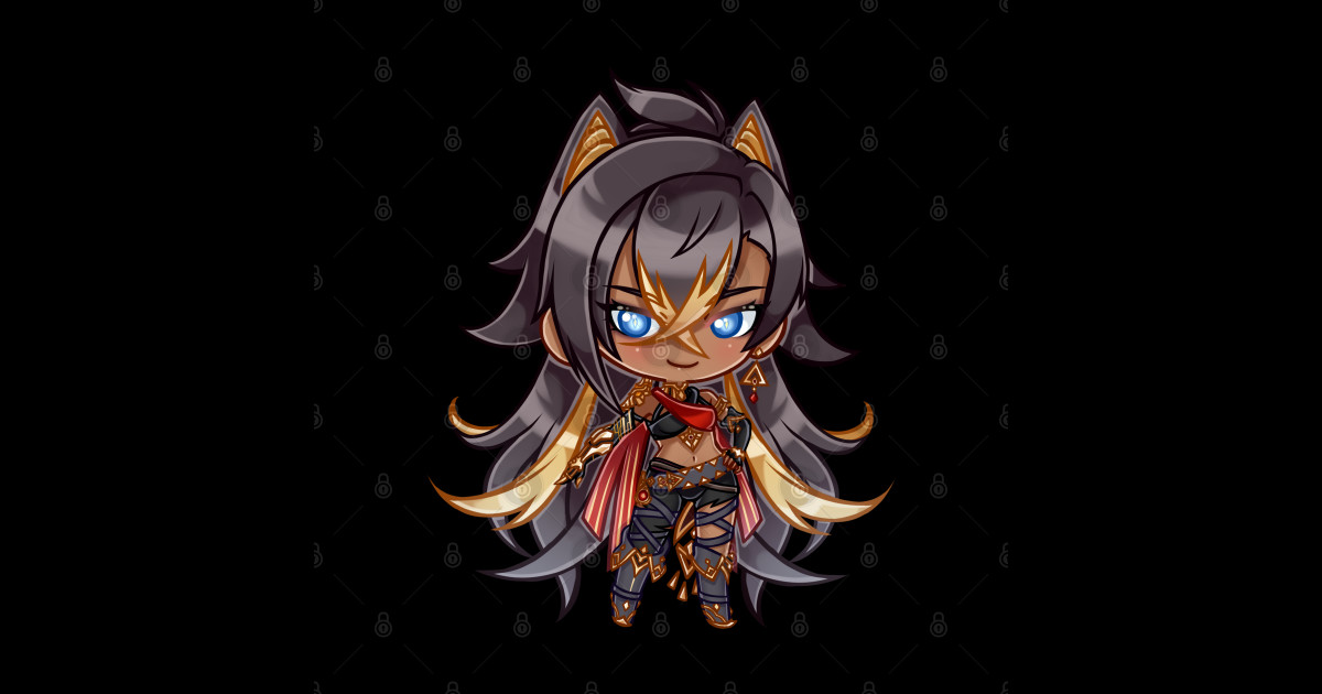 Dehya chibi - Dehya - Sticker | TeePublic