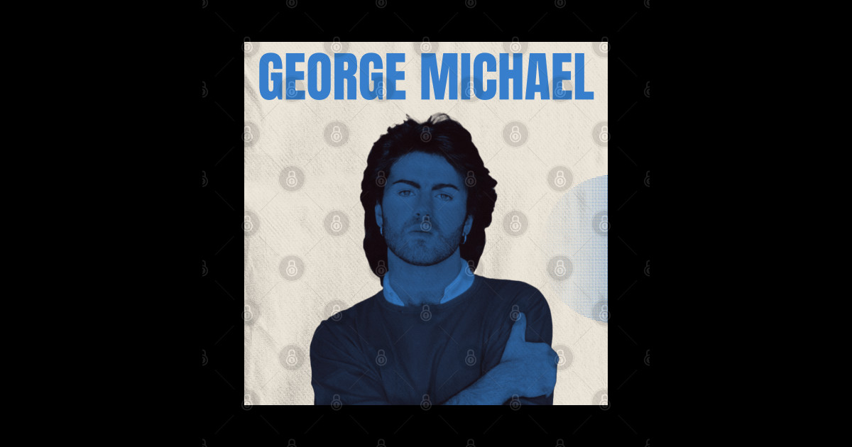 George Michael / Classic Style - George Michael - Sticker | TeePublic