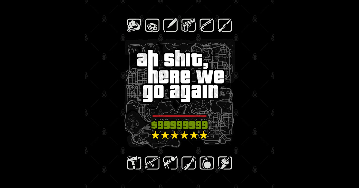 GTA SA Map - Gta - Pin | TeePublic