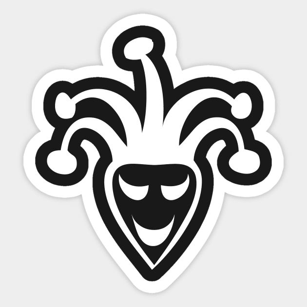 Poker Face°2 - Joker Face - Sticker | TeePublic