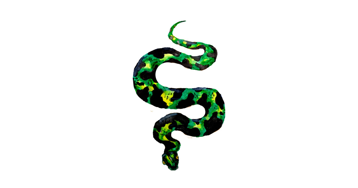 Green Snake - Green Snake - Sticker | TeePublic