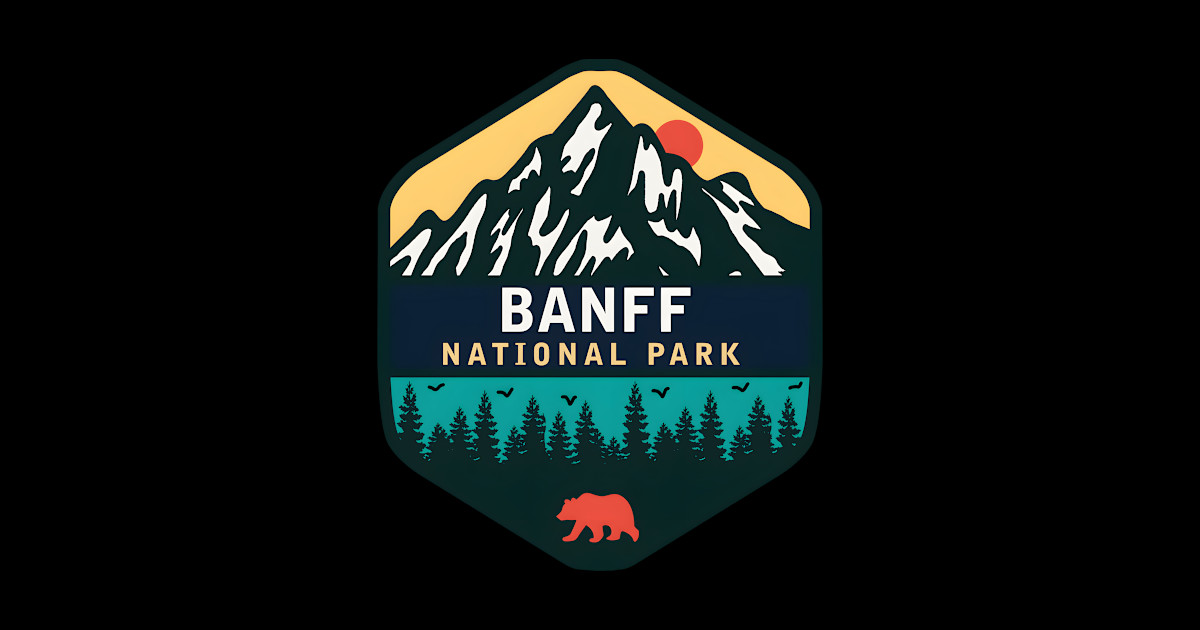 Banff National Park - Banff National Park - Sticker | TeePublic