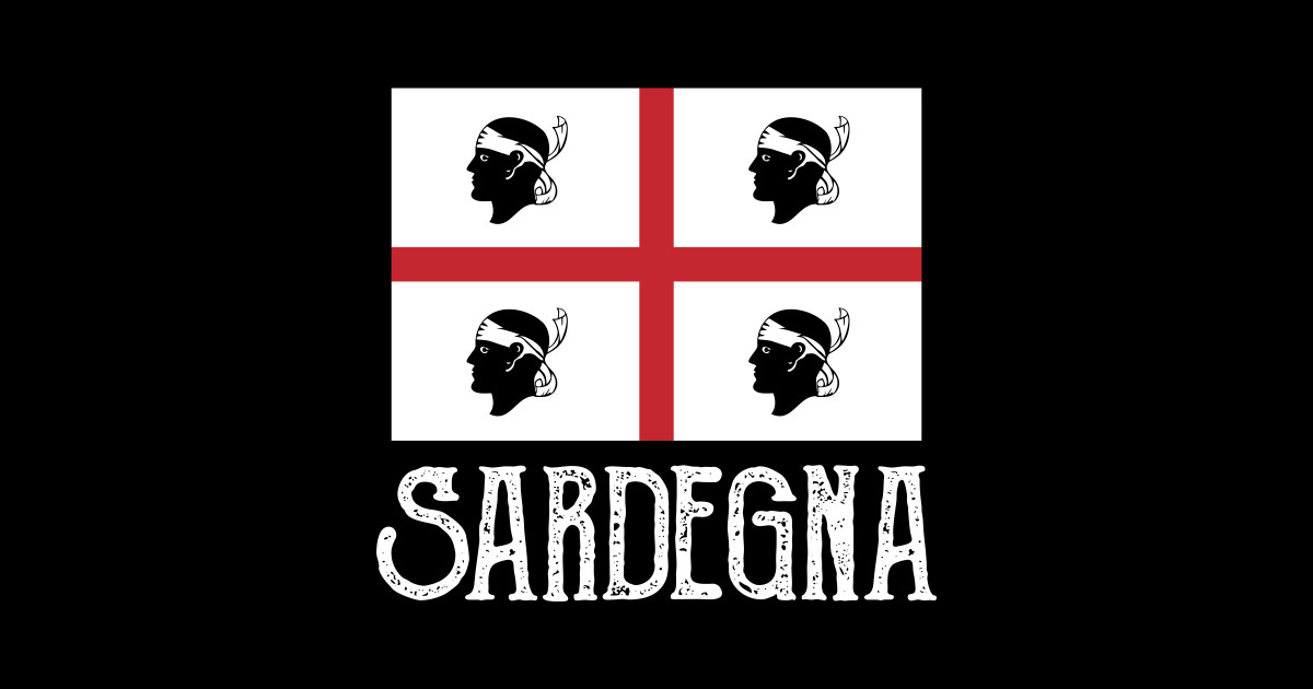 Love Sardegna Flag Sardo Pride - Italian - Sticker | TeePublic