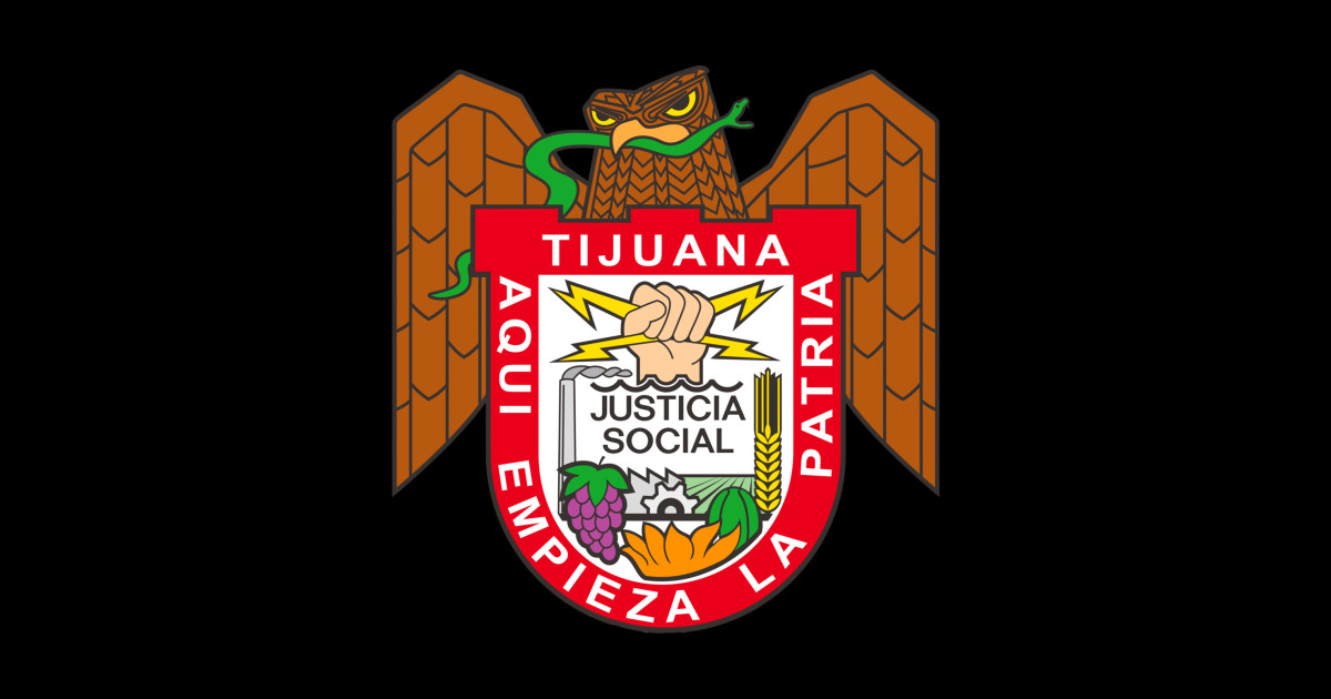Tijuana Coat of Arms - Tijuana - Sticker | TeePublic