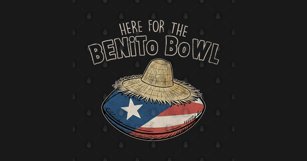 Bad Bunny - Here For The Benito Bowl Vintage Tee T00024 - Bad Bunny - T ...