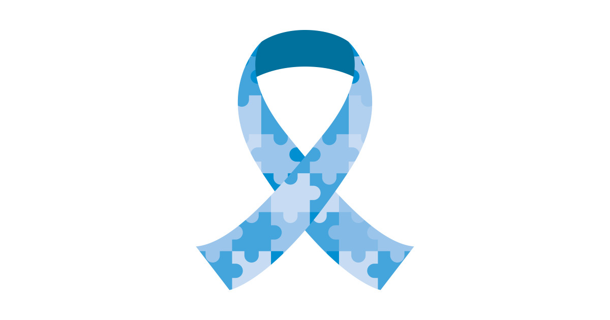 In April we wear blue autism awareness ribbon - Autism Awareness Ribbon ...