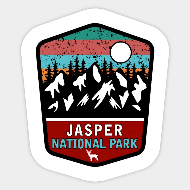 Jasper National Park - Jasper National Park - Sticker | TeePublic