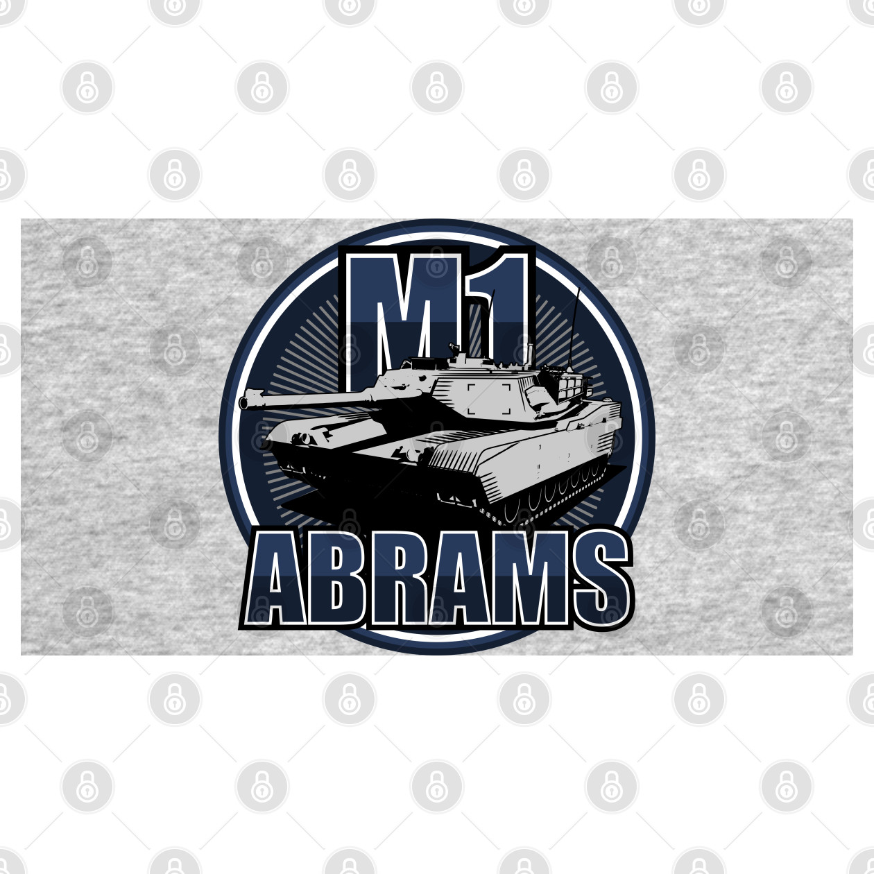 M1 Abrams (Small logo) - Army Tank Patch - T-Shirt | TeePublic