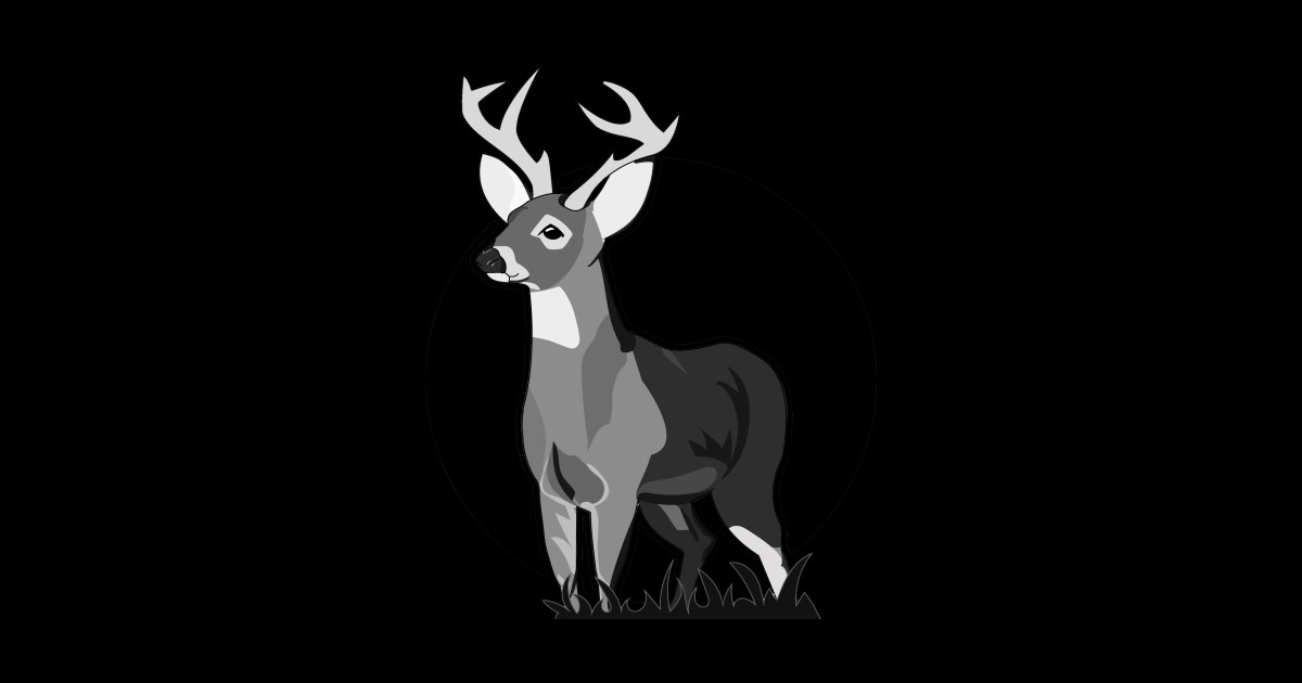 Deer Logo - Hunting - Sticker | TeePublic