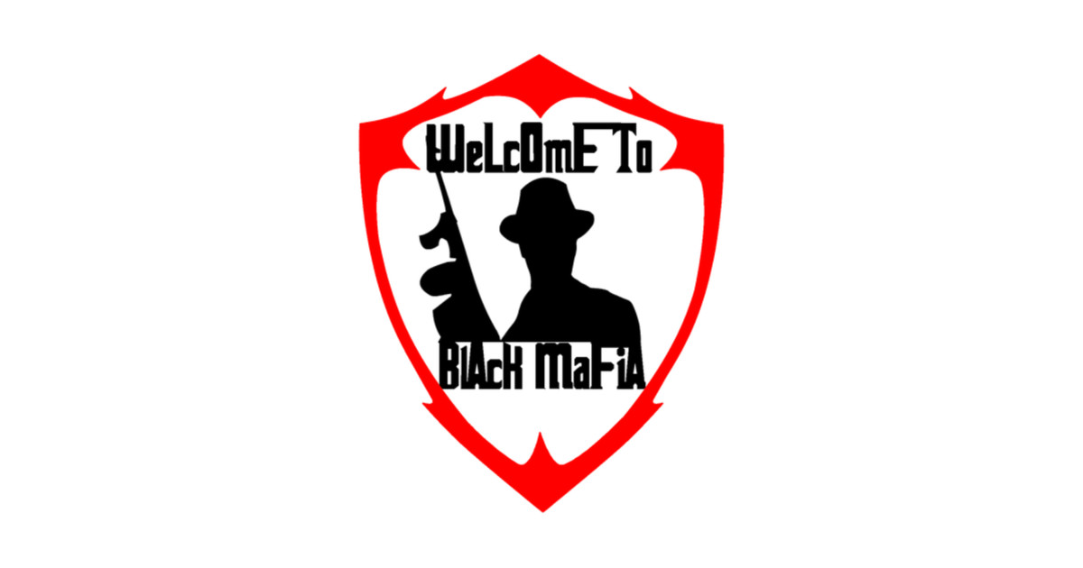 Black Mafia Red Logo - Mafia - T-Shirt | TeePublic