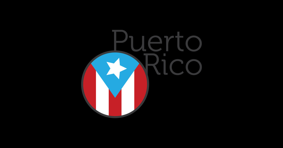 Puerto Rico Circle - Puerto Rico - Sticker | TeePublic