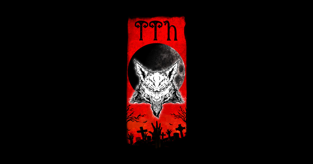 TTH BLOOD MOON - Hellhounds - Sticker | TeePublic