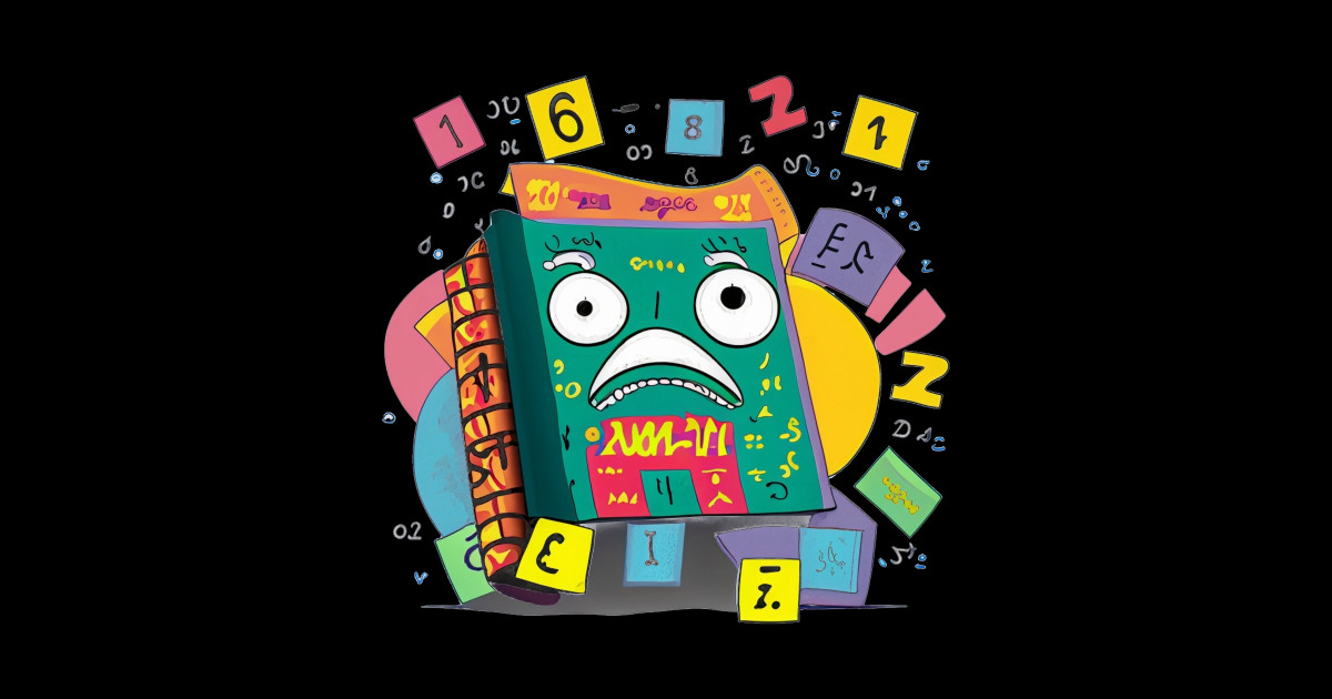 Why did the math book look sad? - Mathematics - Sticker | TeePublic