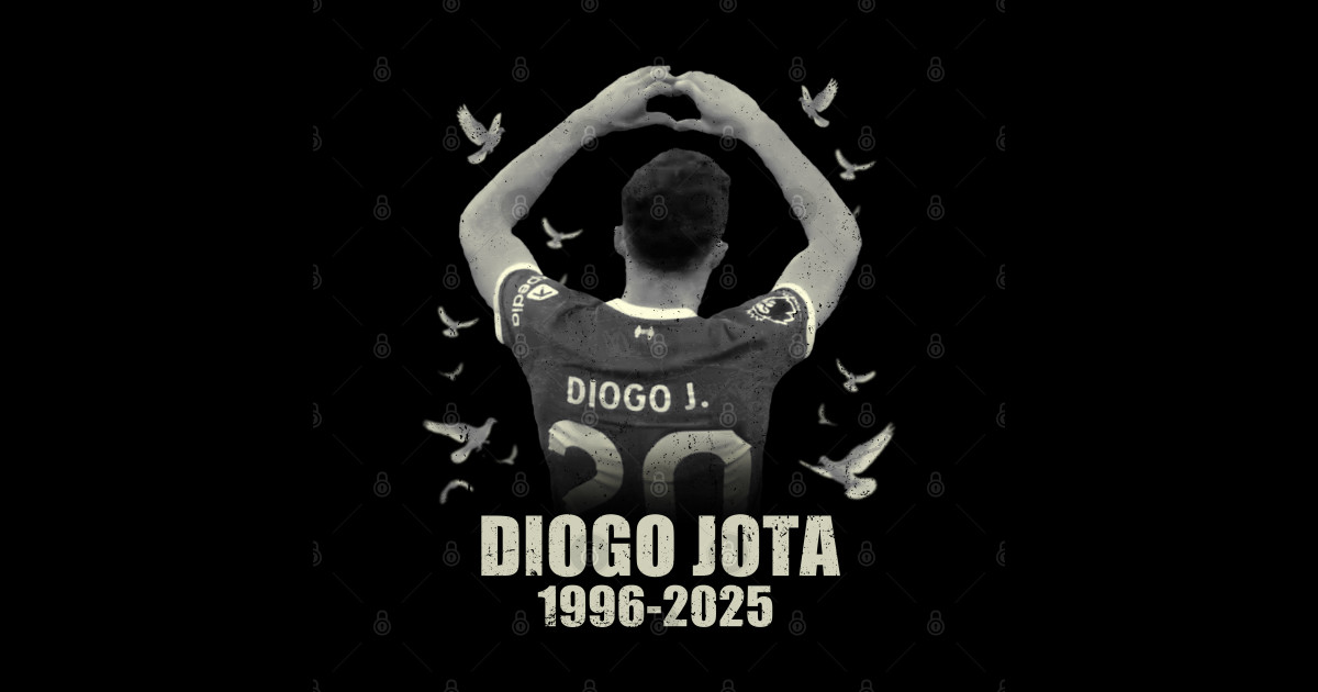 Diogo Jota Rip - Diogo Jota - Sticker | TeePublic