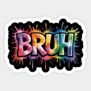 Bruh Meme Saying Boys Teens Graffiti Stickers for Sale | TeePublic
