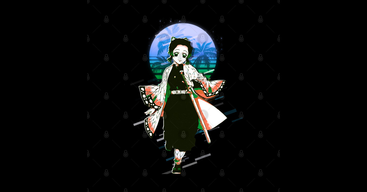 Shinobu Demon slayer - Kimetsu no yaiba - Demon Slayer - Sticker ...