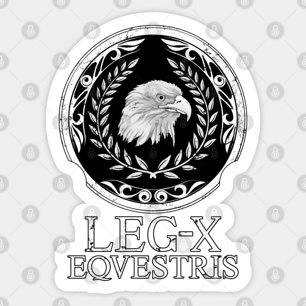 Legio X Equestris Roman Legionary Emblem - Spqr - Sticker | TeePublic