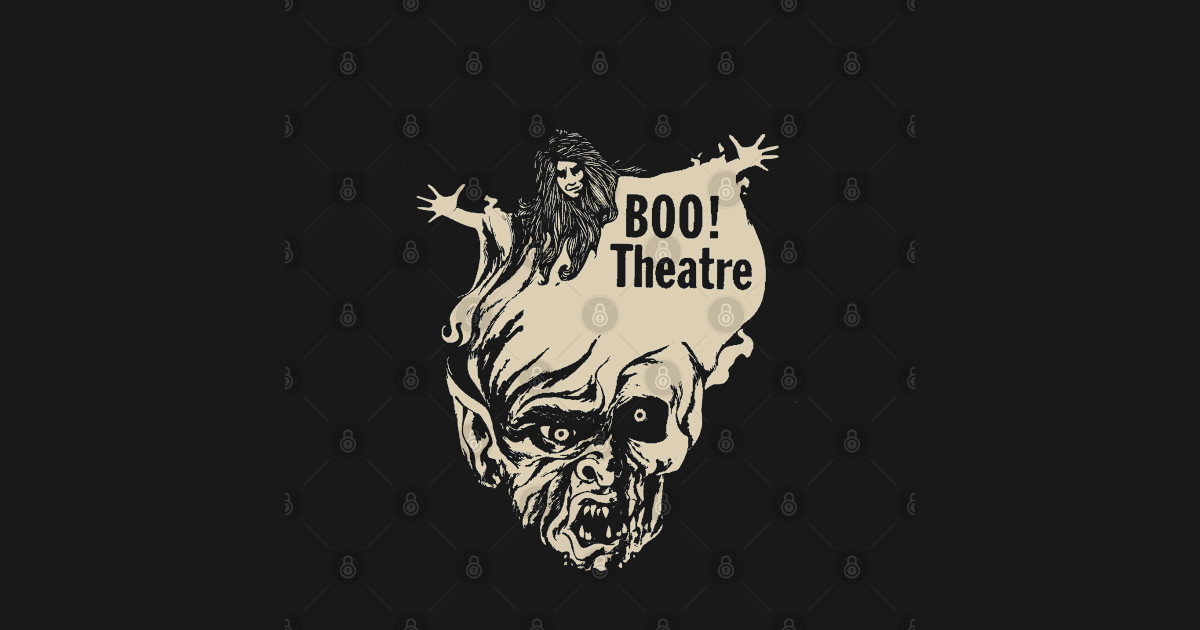 Boo Theatre! 1970's Horror Television Show - Horror Movies - T-Shirt ...