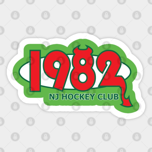 1982 - Devils - Sticker | TeePublic