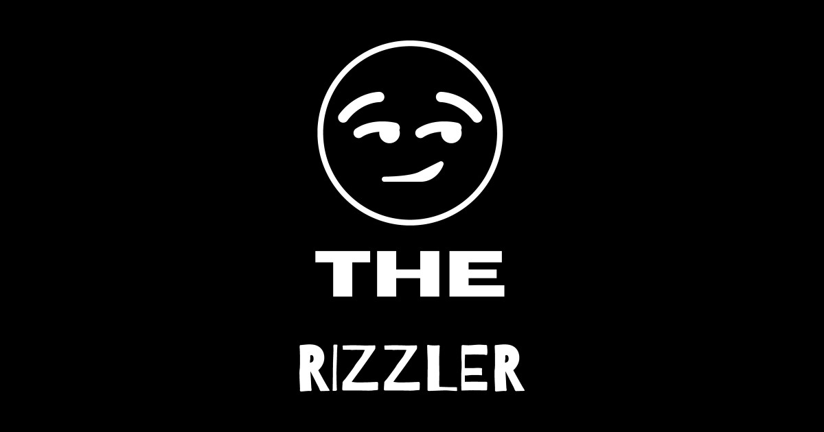 The rizzler trendy slang tiktok design cool - Gen Z - Sticker | TeePublic