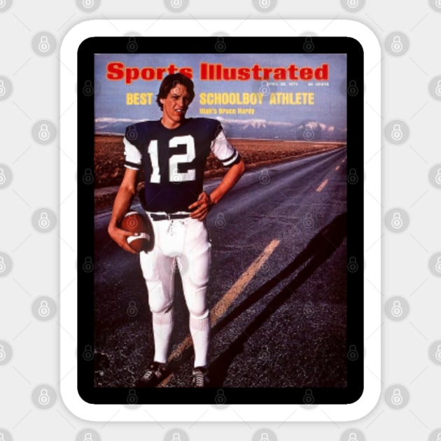Bruce Hardy Sports Illustrated - Bruce Hardy - Sticker | TeePublic