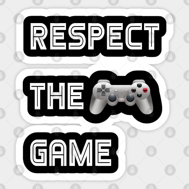 respect the game - Respect The Game - Sticker | TeePublic