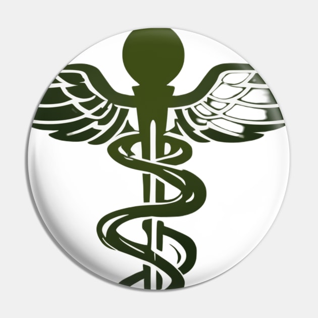 Caduceus Olive Green Shadow Silhouette Anime Style Collection No. 201 ...