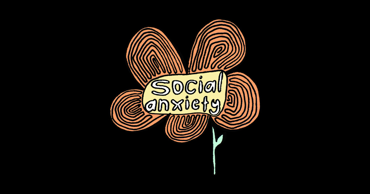 Social Anxiety Flower - Flowers - Posters and Art Prints | TeePublic