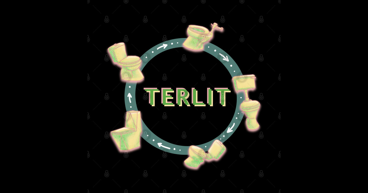 Terlit - Toilet - Sticker | TeePublic