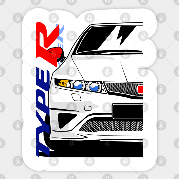 Civic Type R 2012 FN2 - Honda Civic Type R - Sticker | TeePublic