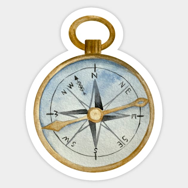 Compass - Compass - Sticker | TeePublic