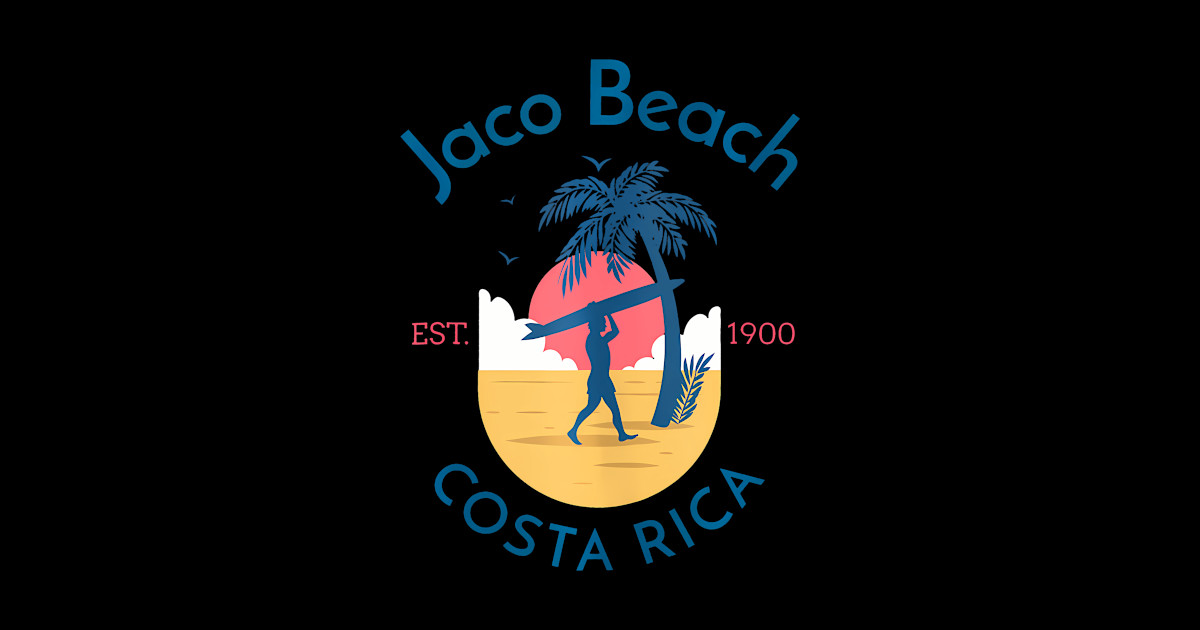 Jaco Beach Costa Rica - Jaco Beach - Sticker | TeePublic