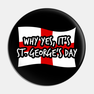 St Georges Day England English Flag Pins and Buttons for Sale | TeePublic