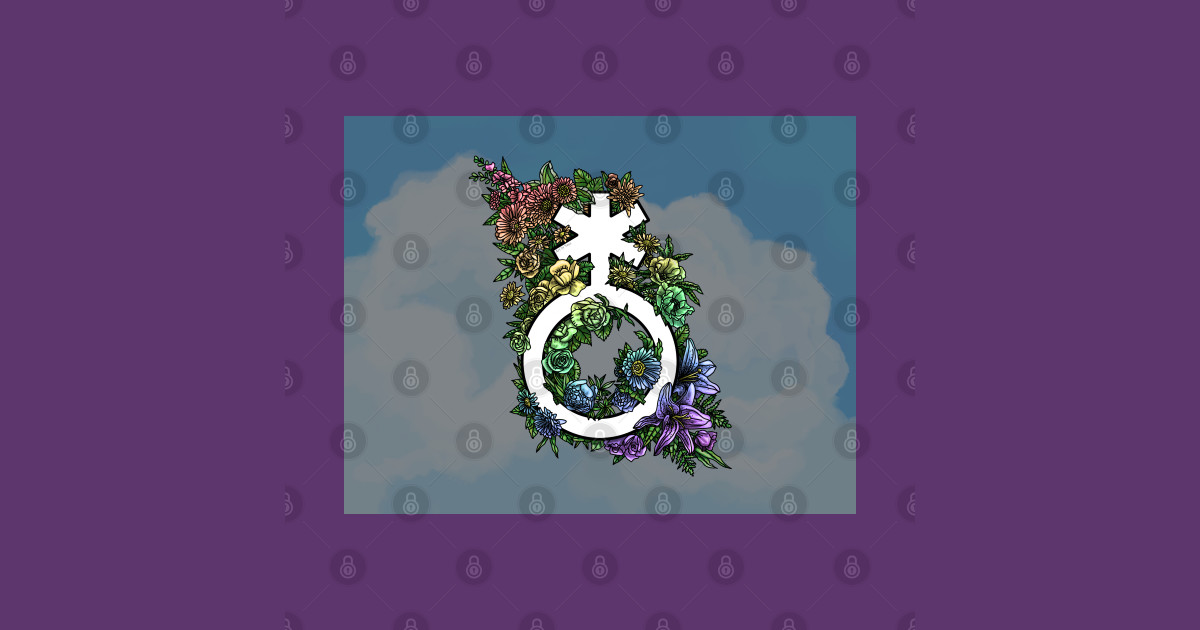 Enby Symbol - Enby - T-Shirt | TeePublic