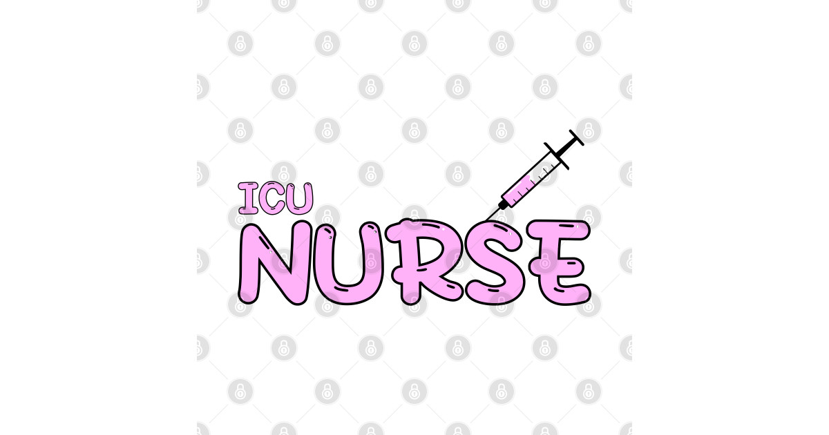 Intensive Care Unit (ICU) Nurse Pink - Icu Nurse - T-Shirt | TeePublic