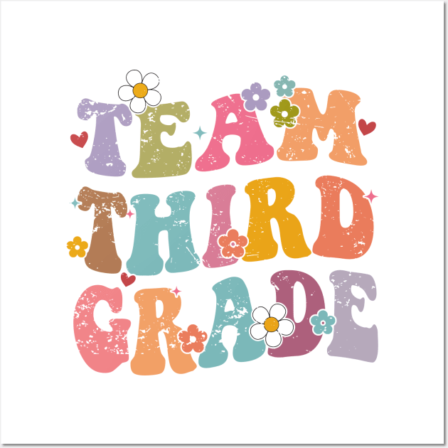 Team Third Grade Groovy Back to School Gifts Teacher Student - Team ...
