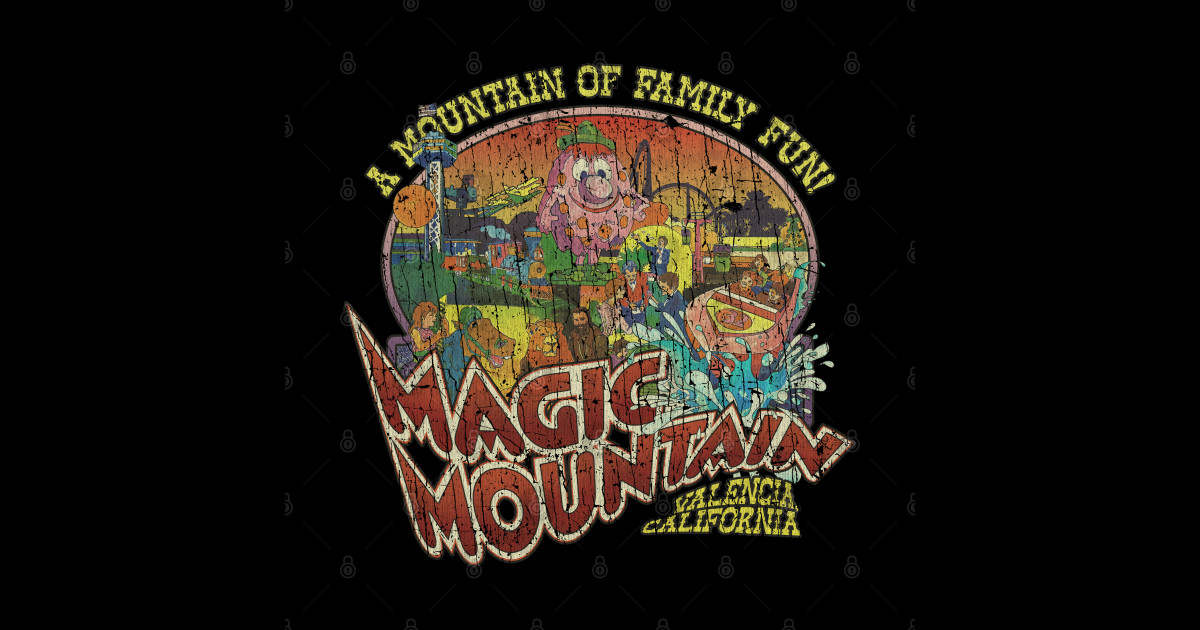 Magic Mountain Family Fun 1971 - Theme Park - Sticker | TeePublic