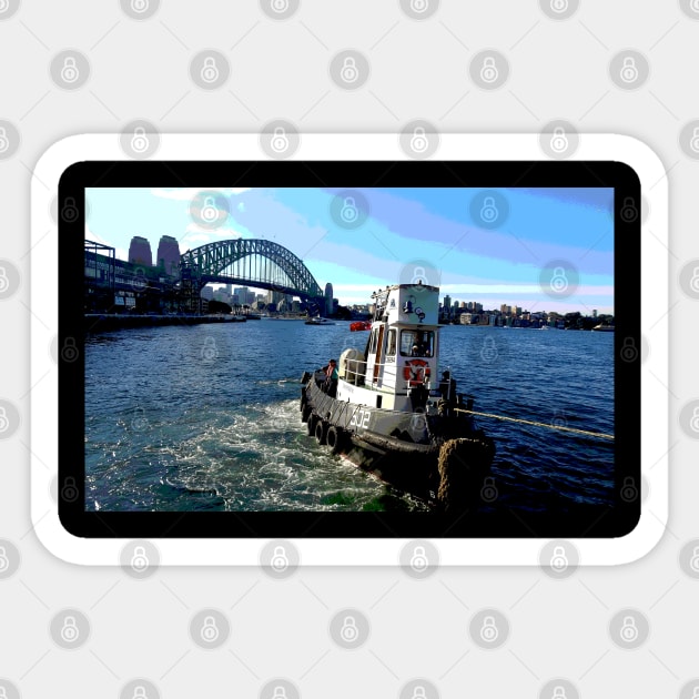 The Tug Boat! - Tug Boat - Sticker | TeePublic