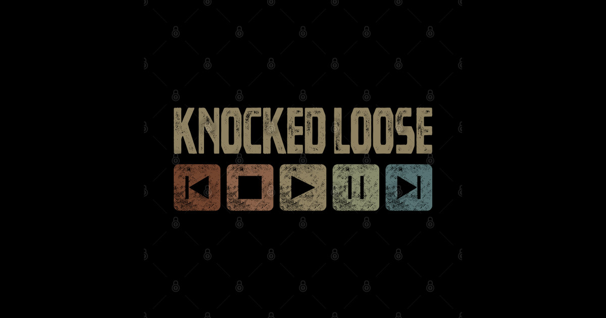 Knocked Loose Control Button - Musician - Sticker | TeePublic