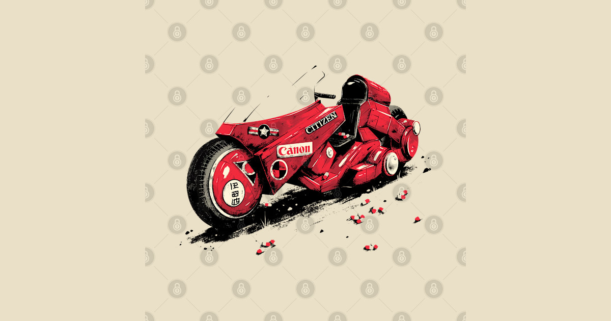Akira Motorcycle - Akira - T-Shirt | TeePublic