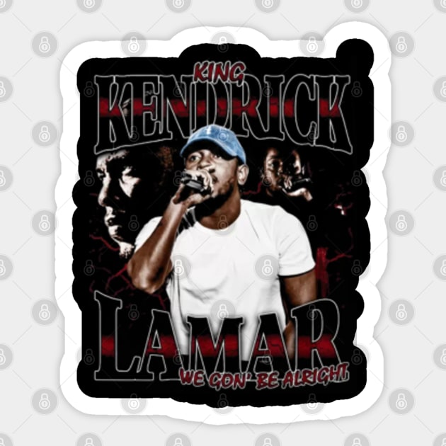 Kendrick Lamar King - Kendrick Lamar - Sticker | TeePublic