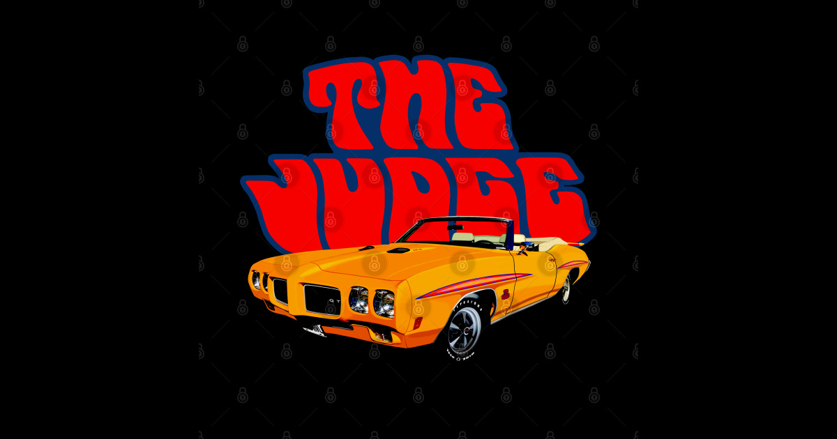 1970 Orbit Orange GTO Judge - Pontiac Gto The Judge - Sticker | TeePublic