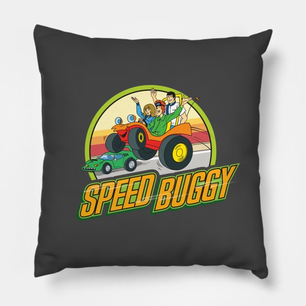 Speed Buggy Cartoon - Speed Buggy - Pillow | TeePublic