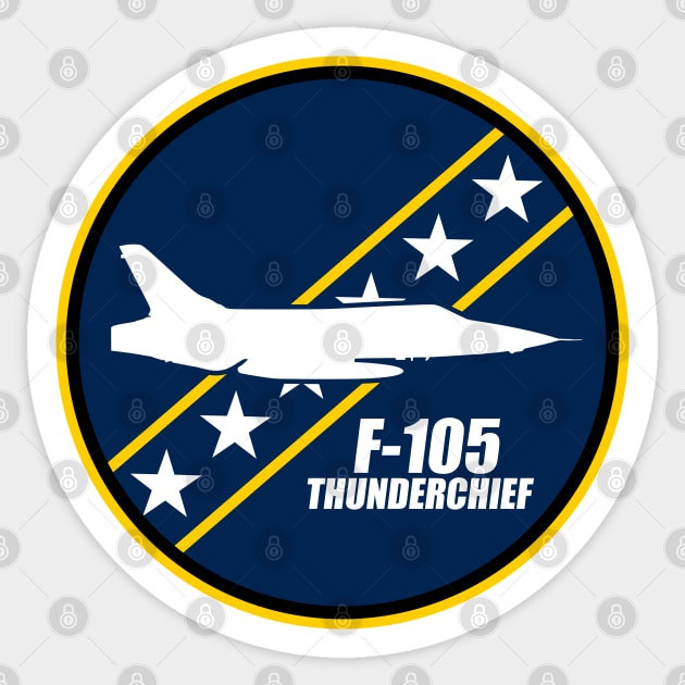 F-105 Thunderchief - Usaf F105 Thunderchief - Sticker | TeePublic