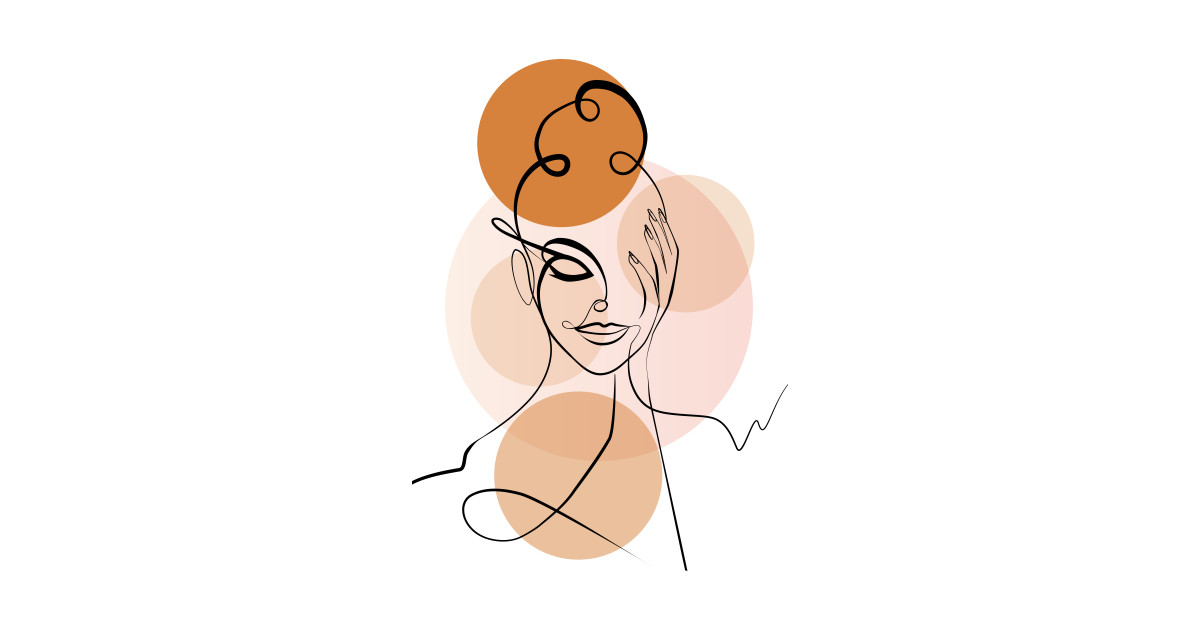 Minimalist Woman One Line Art Drawing Woman Line Art T Shirt