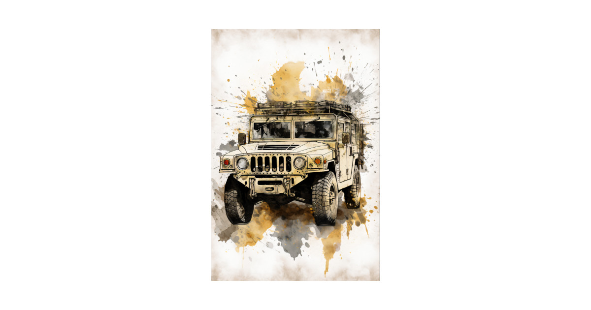 US Military Humvee - Humvee - T-Shirt | TeePublic