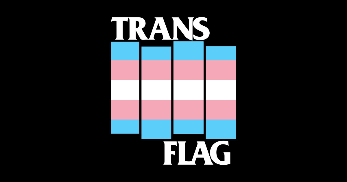 Trans Flag - Transgender - Sticker | TeePublic